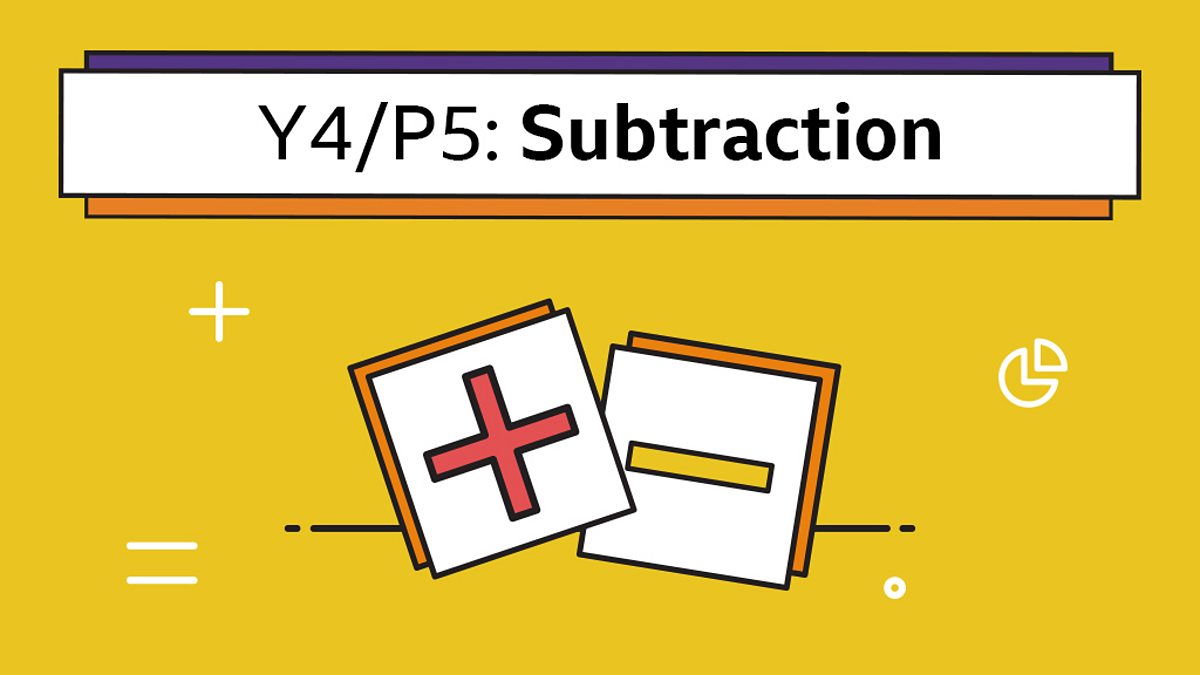 Subtract A 1 digit Number From Up To A 3 digit Number Maths
