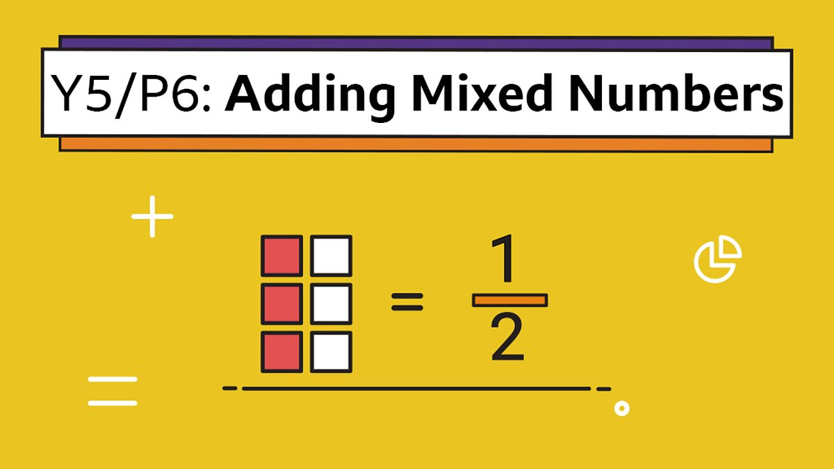 Add Two Mixed Numbers Year 5 P6 Maths Home Learning With BBC 