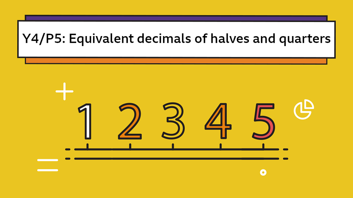 Equivalent Decimals Of Halves And Quarters Maths Learning With BBC
