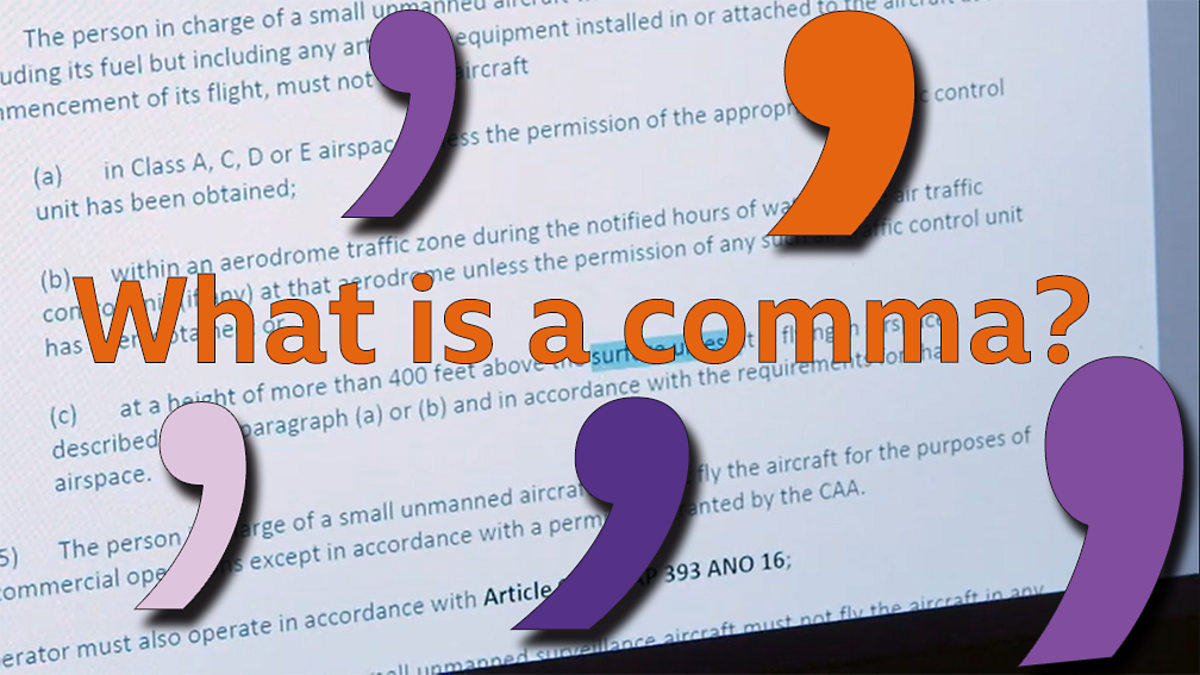 What Is A Comma BBC Bitesize