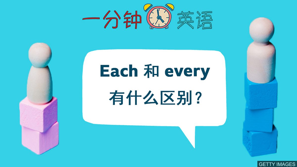BBC Learning English - 一分钟英语 / Each 和 every 有什么区别？