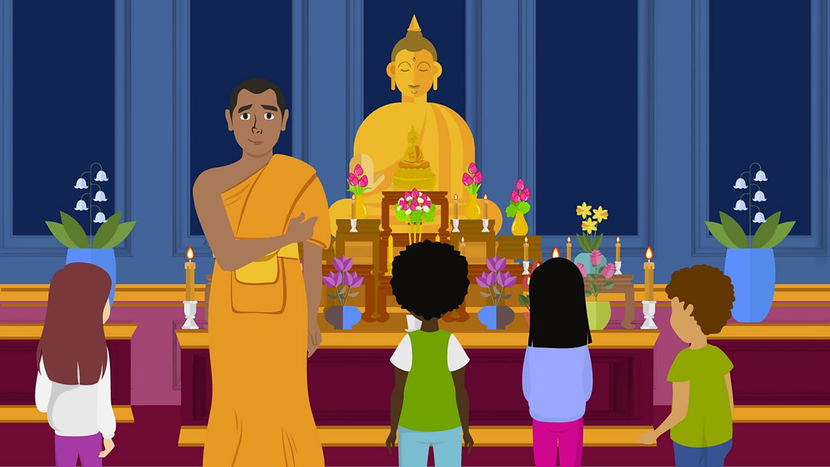 How Buddhists show care – KS1 Religious Education – Primary Y1 - BBC ...