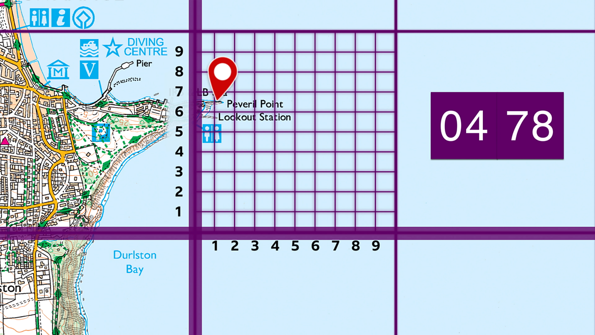 Measuring distances and grid references - BBC Bitesize