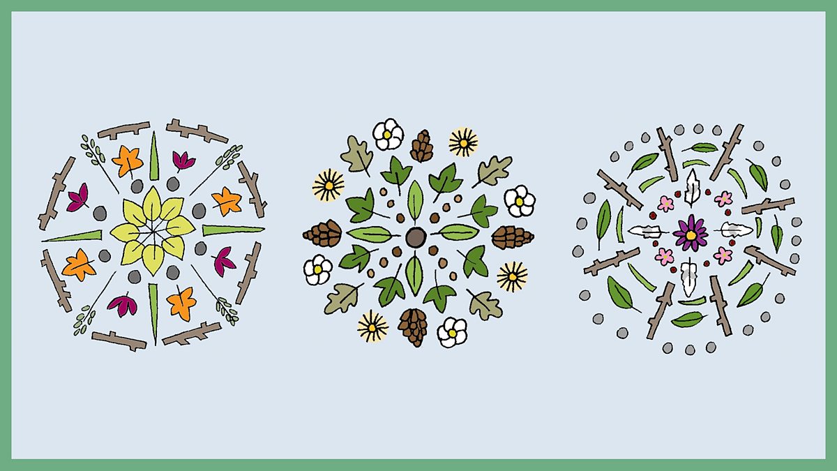 Get arty outdoors and make a forest mandala - Parents' Toolkit - BBC ...