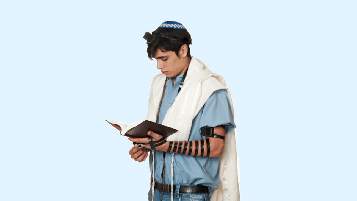 Wearing the kippah and tallith - Practices - GCSE Religious Studies ...