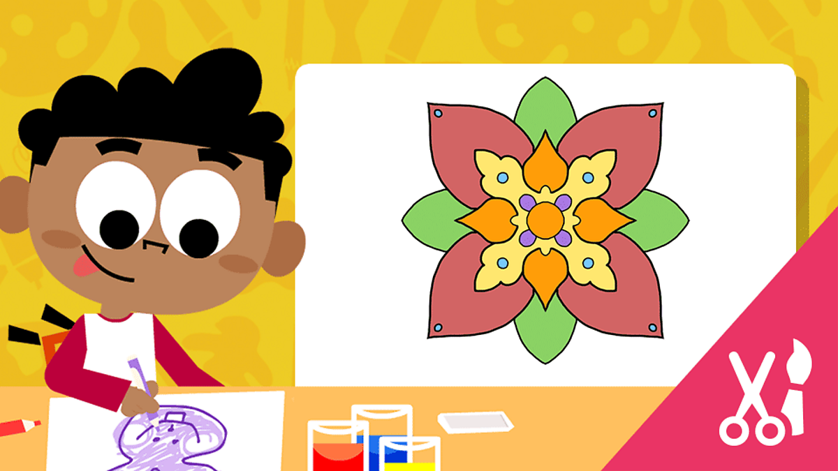 Hinduism: Colour by numbers Rangoli pattern - EYFS - Reception - BBC ...