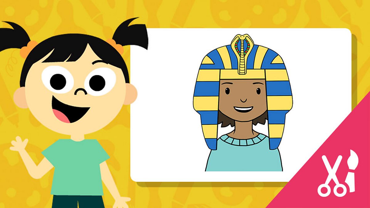 Design an ancient Egyptian headdress - EYFS - Reception - BBC Bitesize