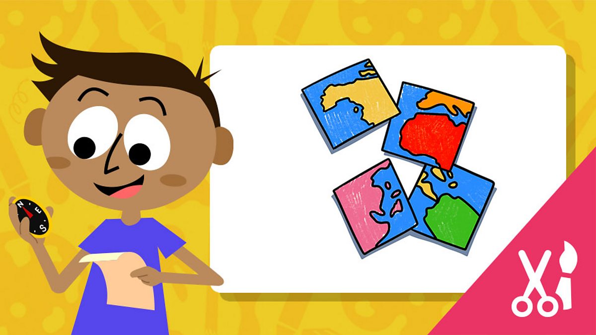Make a world map jigsaw - EYFS - Reception - BBC Bitesize