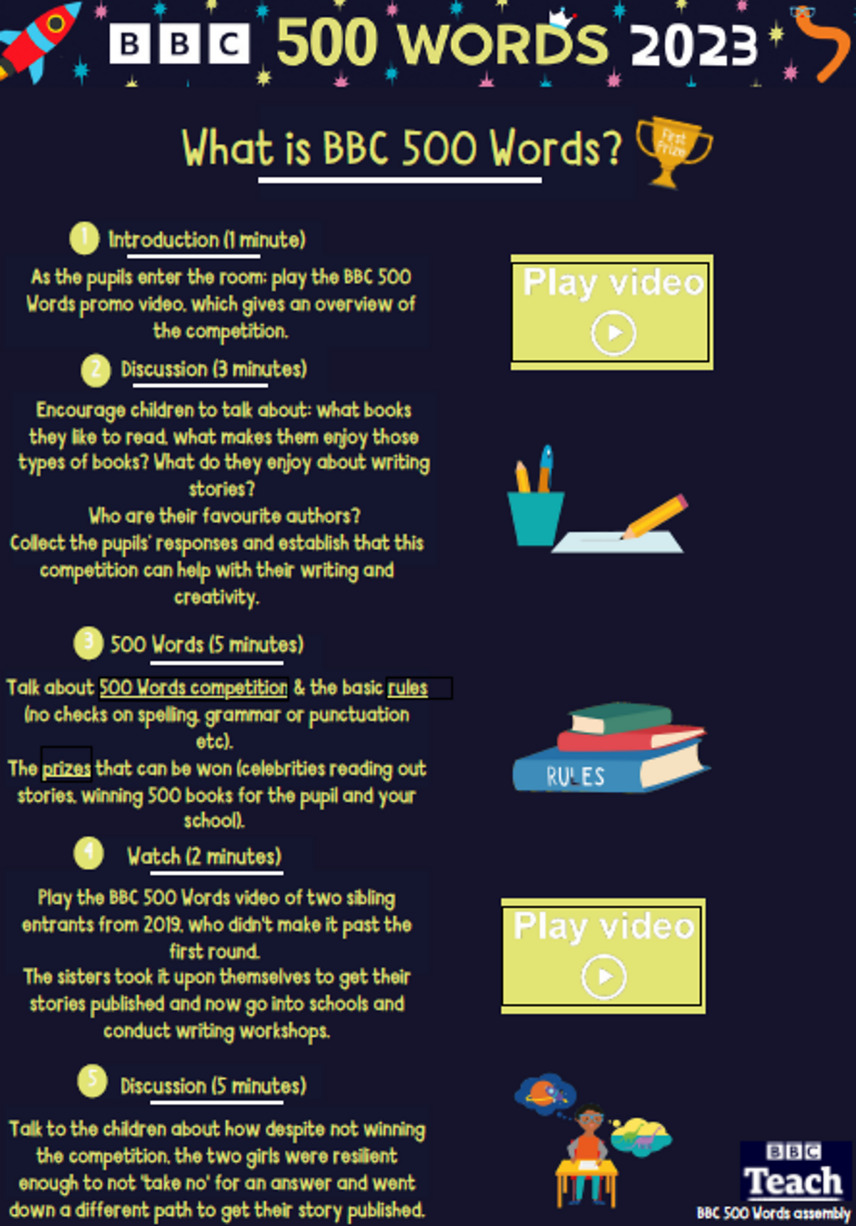 BBC 500 Words Assembly pack - BBC Teach