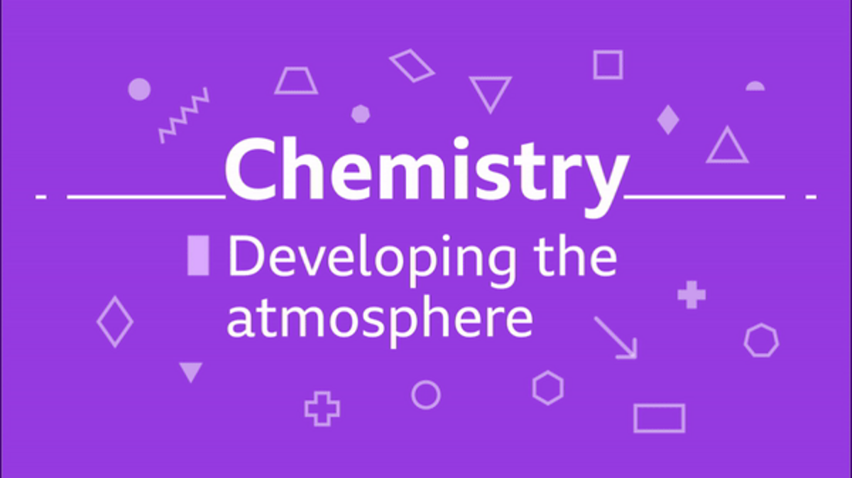 GCSE combined science questions - developing the atmosphere chemistry ...