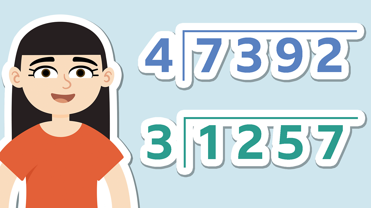 Divide up to 4 digits by 1 digit - Maths - Learning with BBC Bitesize ...