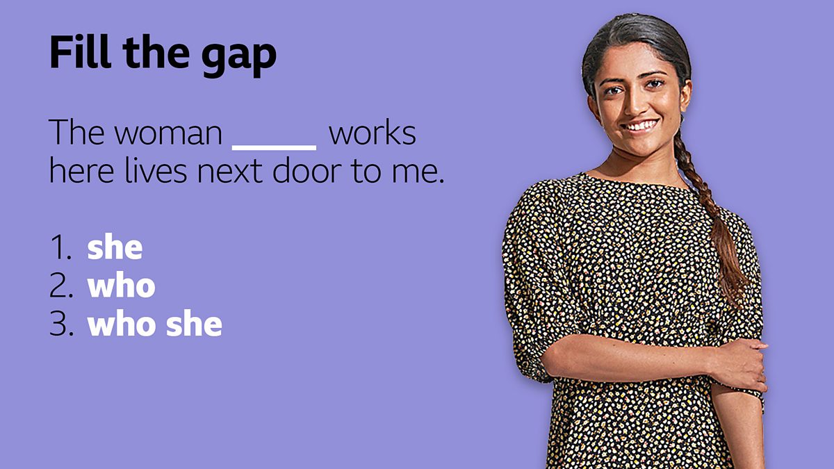 BBC Learning English - Quizzes / Relative clauses