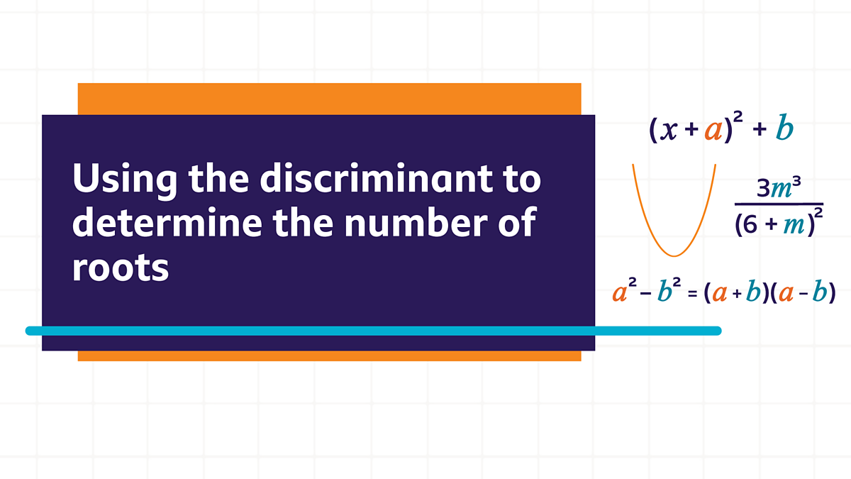 National 5 Maths questions - Using the discriminant to determine the ...