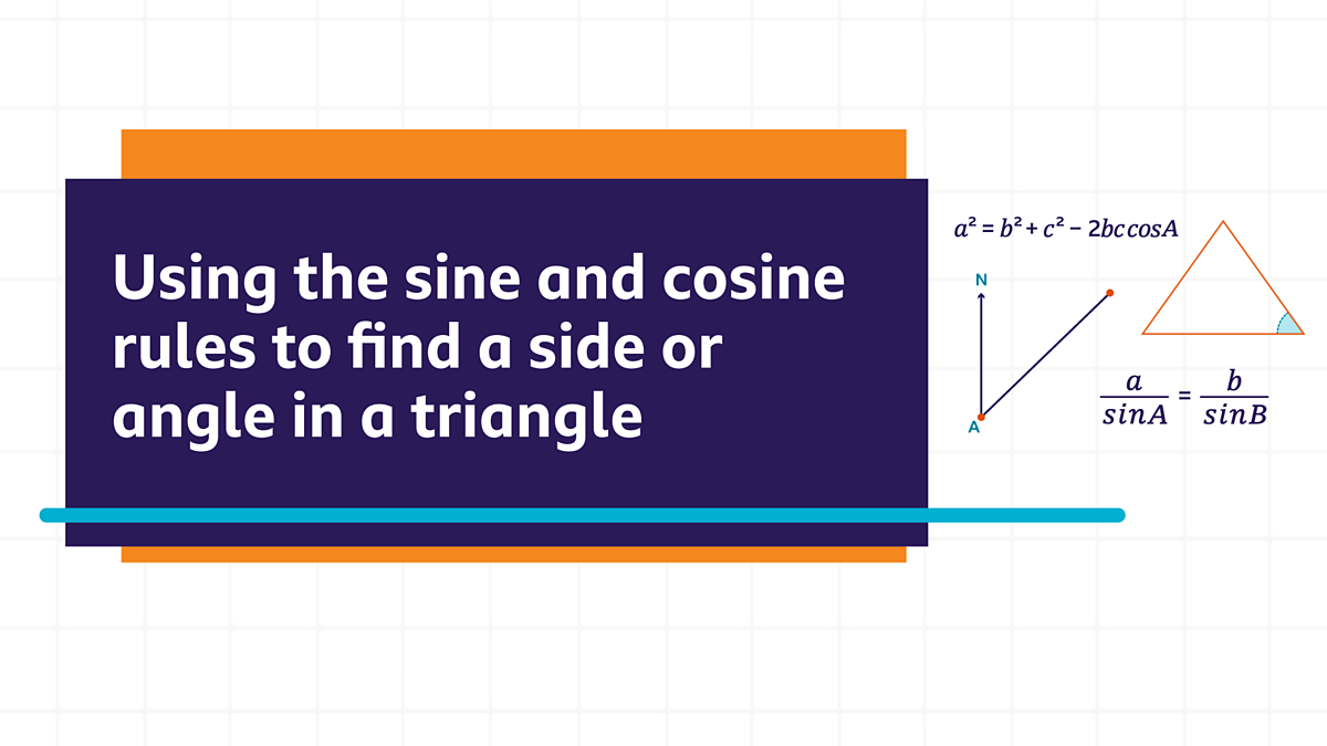 National 5 Maths questions - Using the sine and cosine rules to find a ...