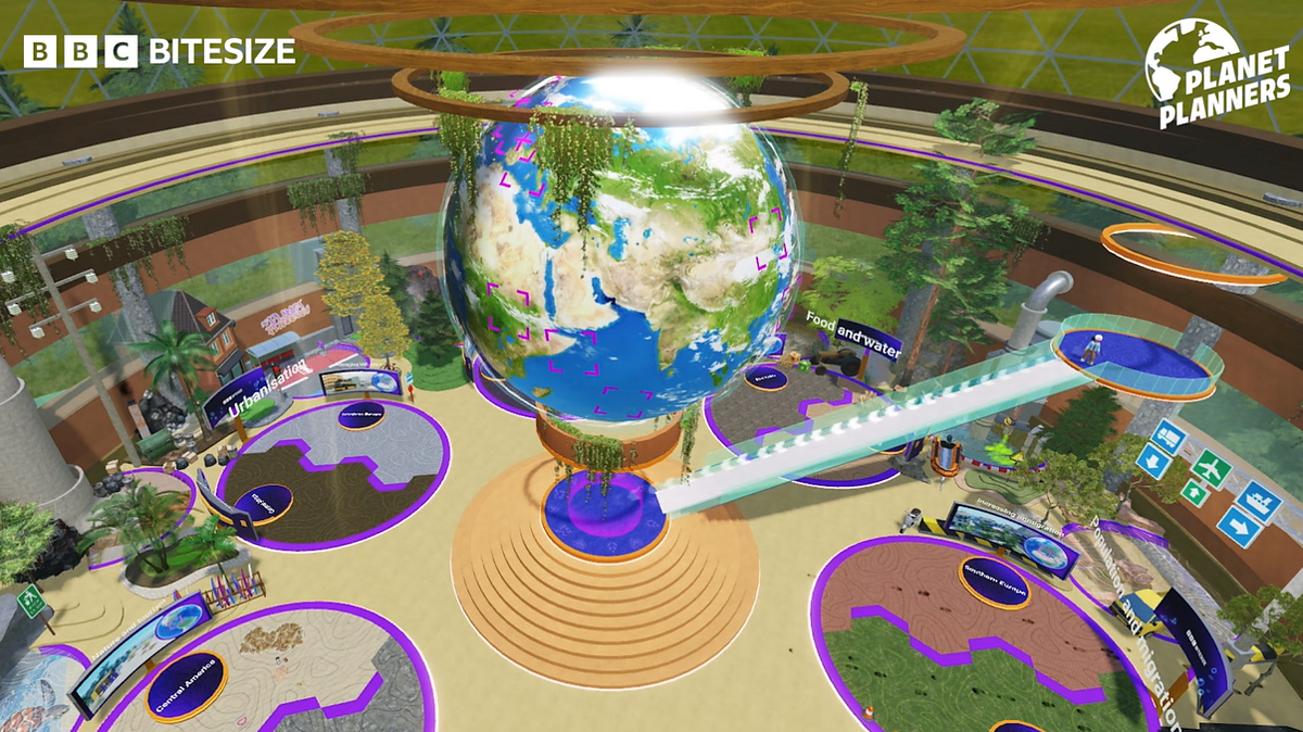 Planet Planners on Roblox education mapping: England - BBC Teach