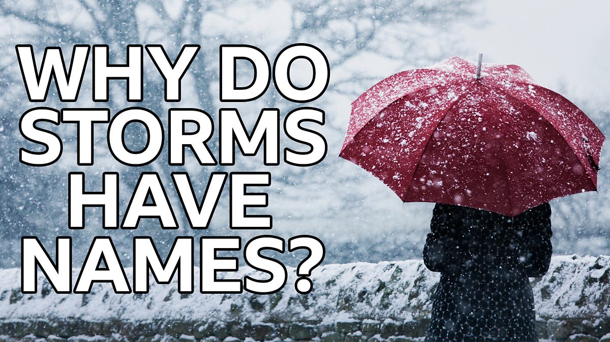 Why do storms have human names? - BBC Bitesize