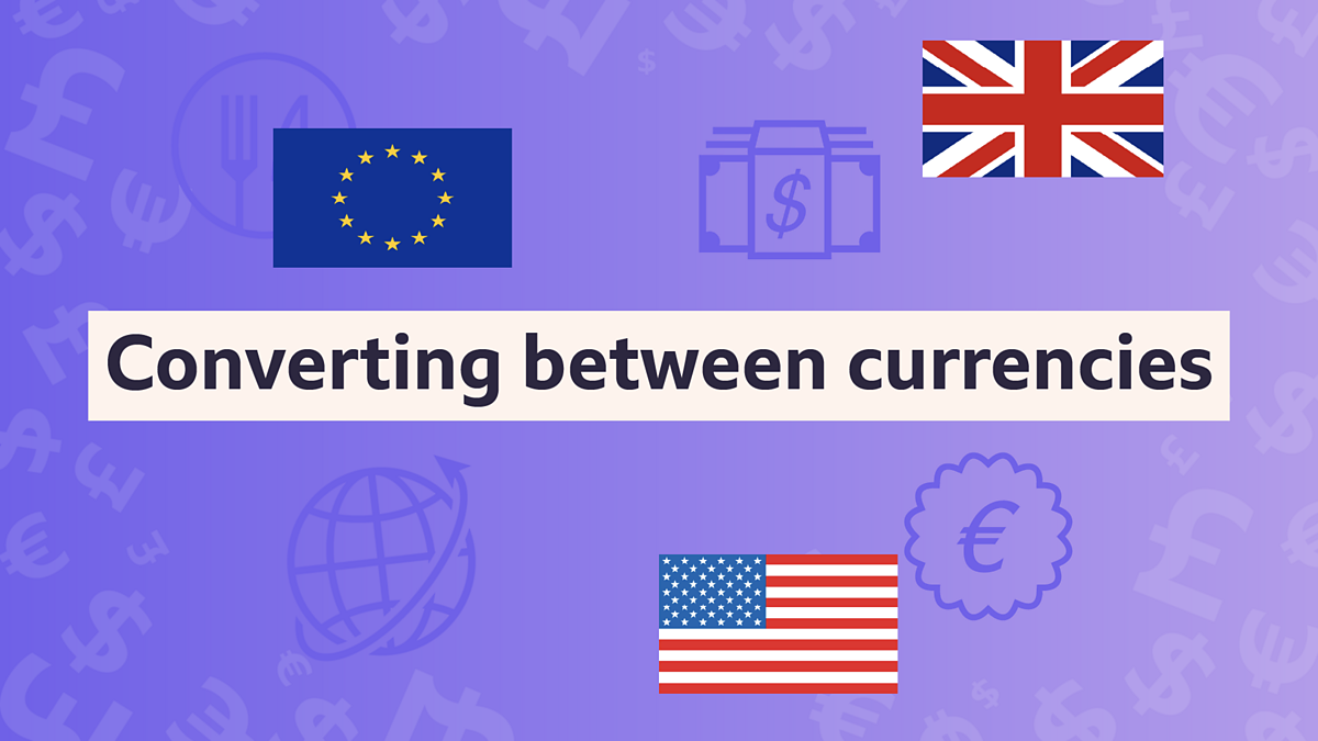 National 5 Applications of Maths quiz - Converting between currencies ...