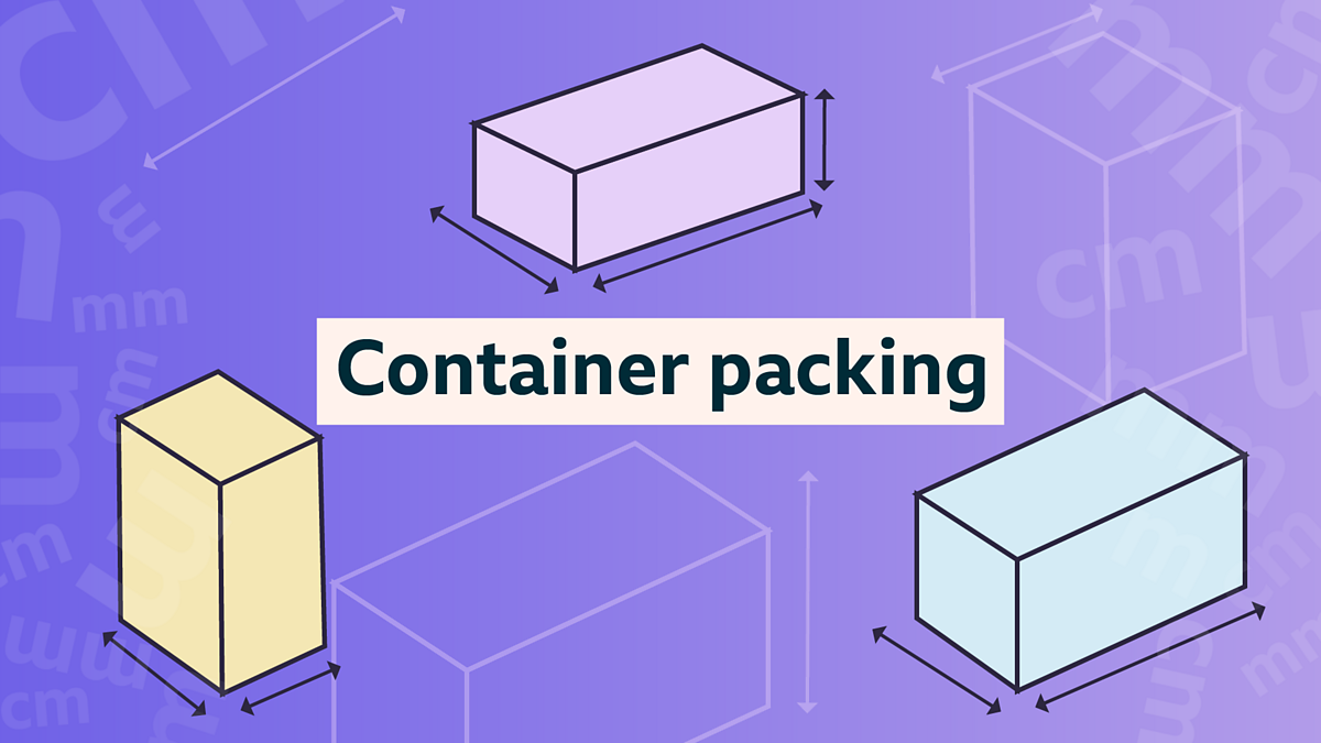 National 5 Applications of Maths quiz - Container packing - BBC Bitesize