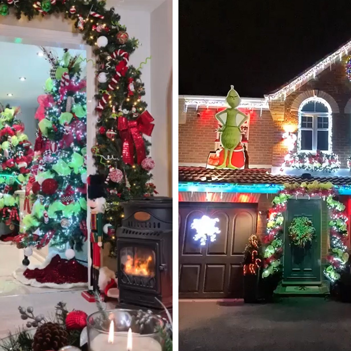 Grinch House Lights
