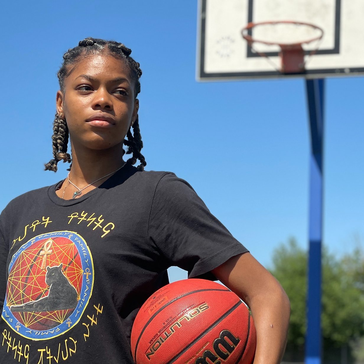 Black Girls Playing Basketball