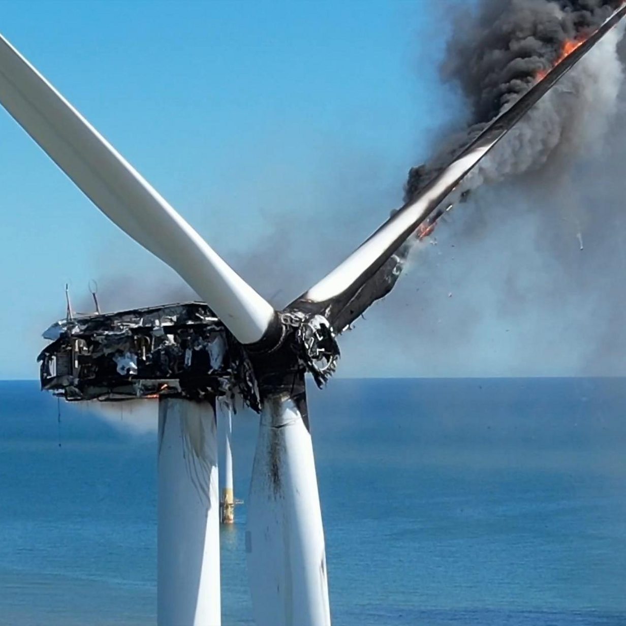 Wind Turbine Fire