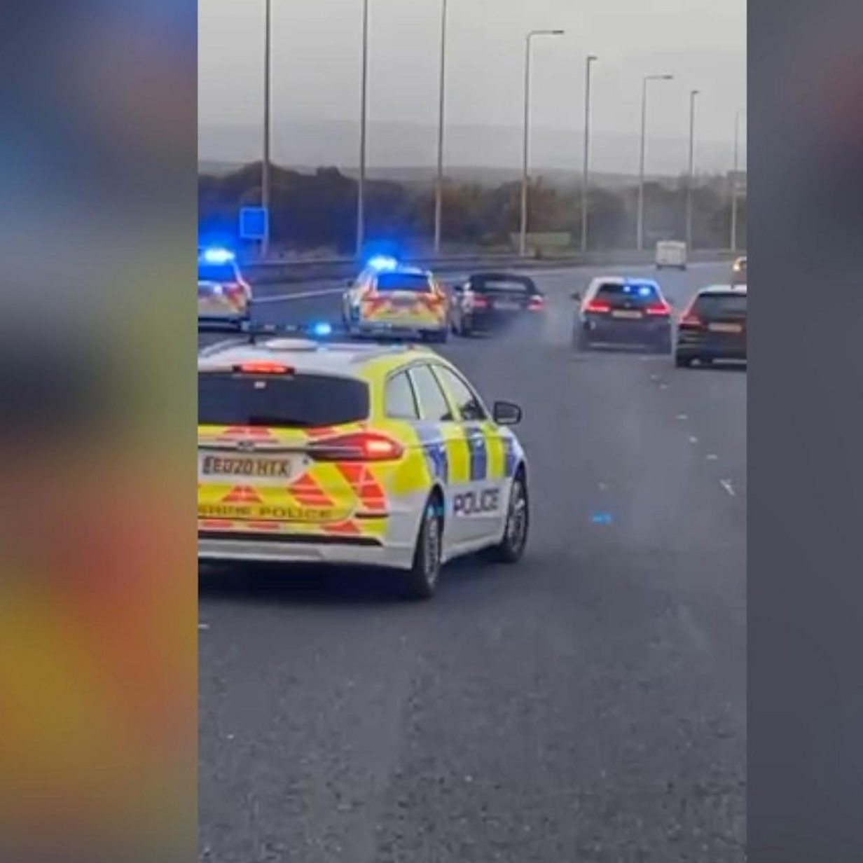 Mustang Police Chase Uk