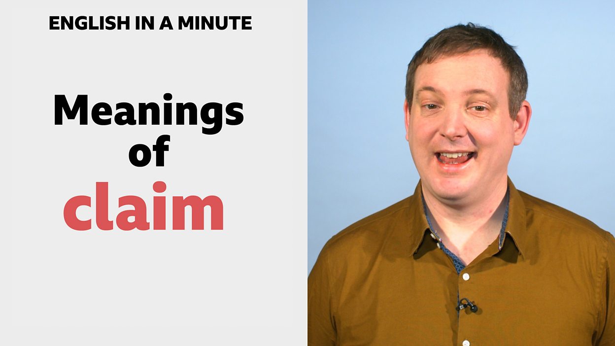 BBC Learning English - Course: English In A Minute / Unit 3