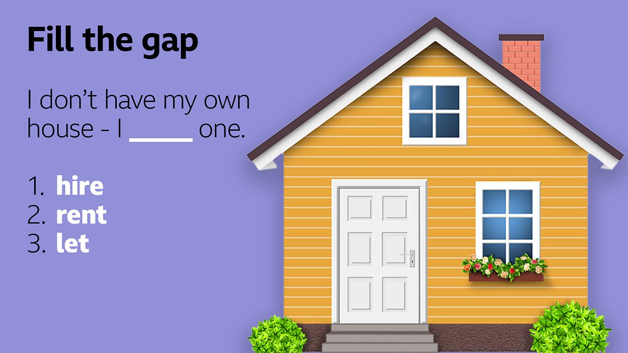 BBC Learning English - Quizzes / Fill the gap