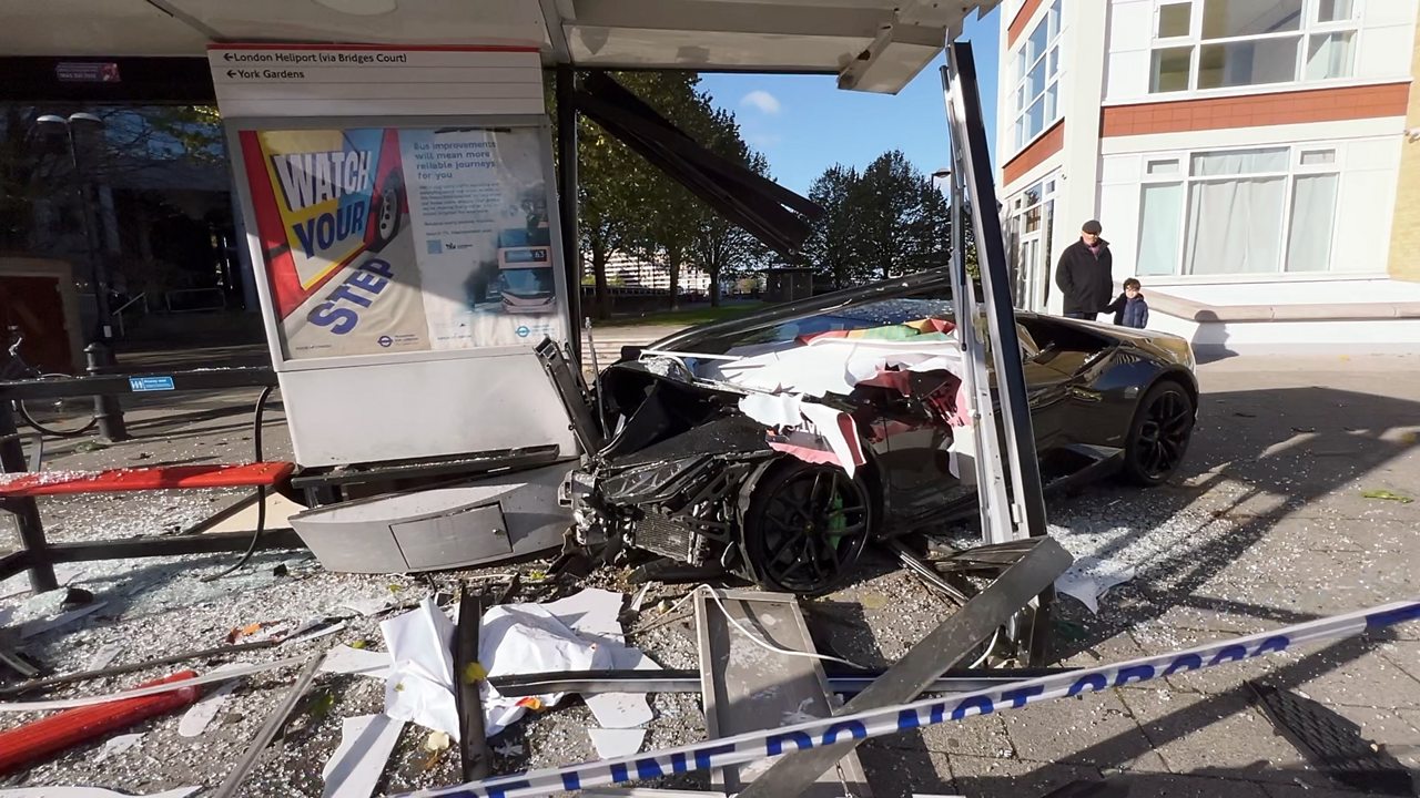 lamborghini bus stop