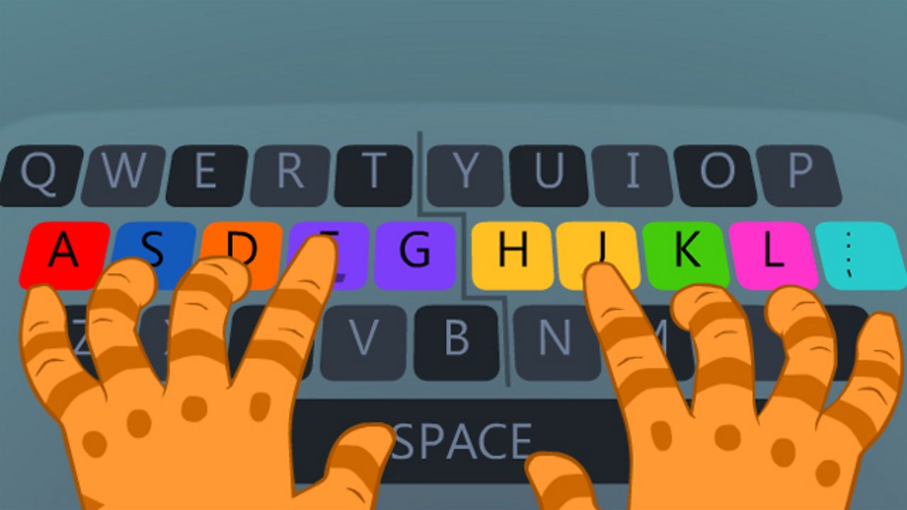 BBC Bitesize Dance Mat Typing