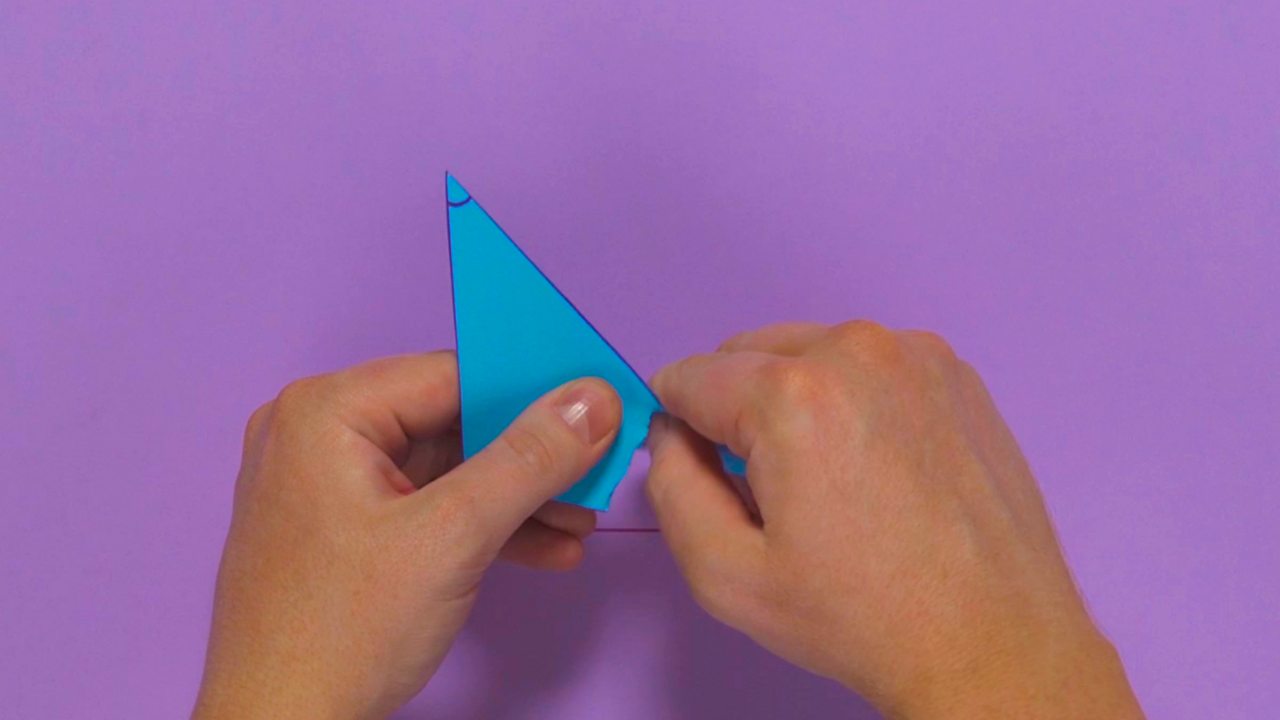 How to show the angles in a triangle add up to 180 degrees - BBC Bitesize