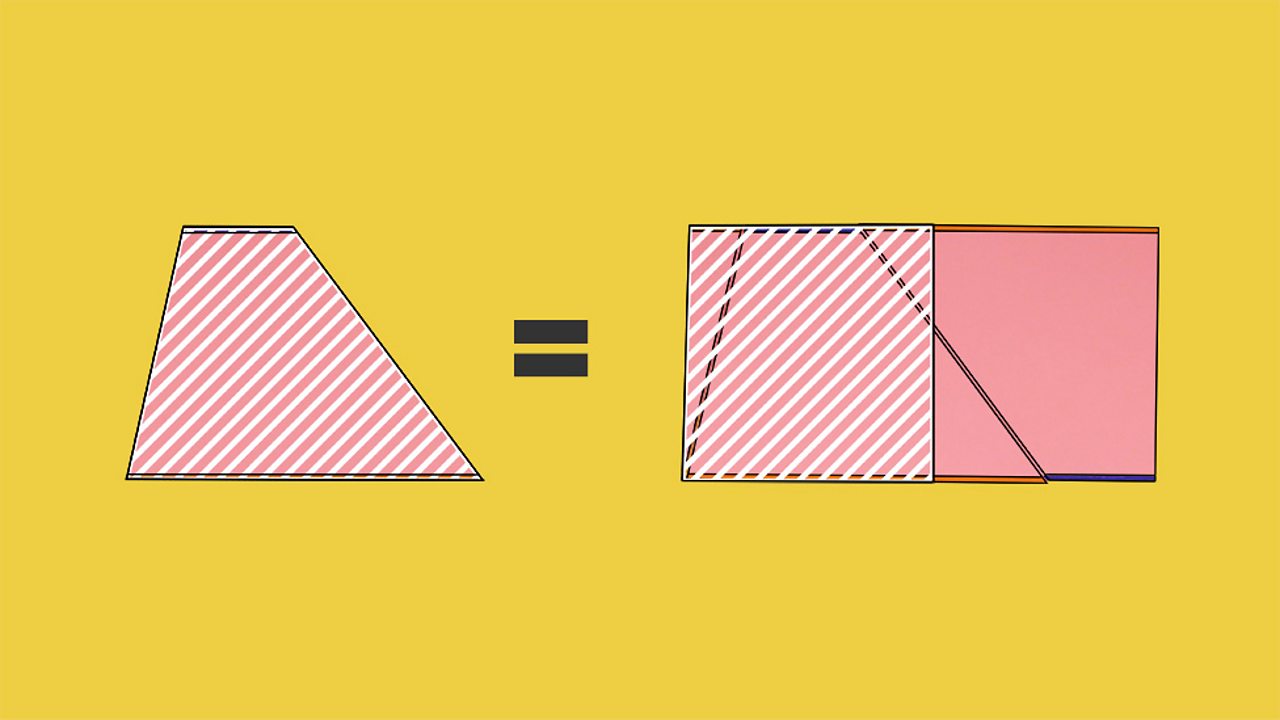 How to prove the formula for the area of a trapezium - BBC Bitesize