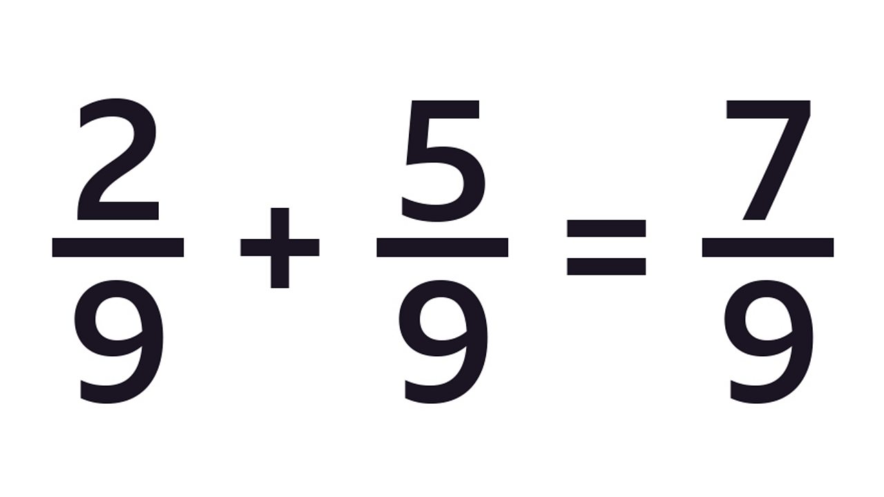 How To Add And Subtract Fractions BBC Bitesize How To Add And Subtract Fractions BBC Bitesize