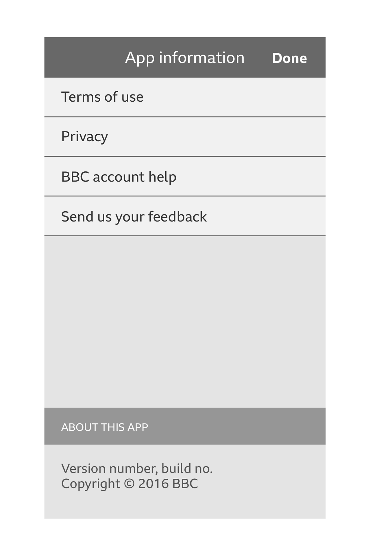 BBC GEL | App information
