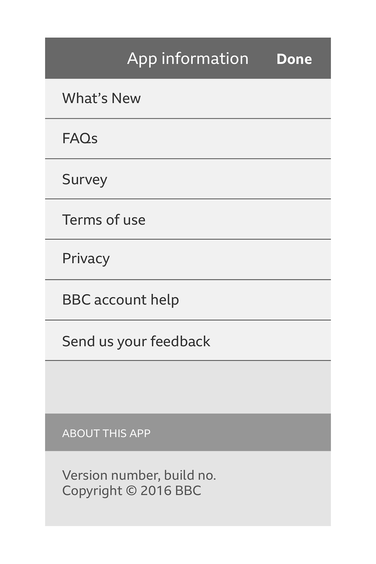 BBC GEL | App information
