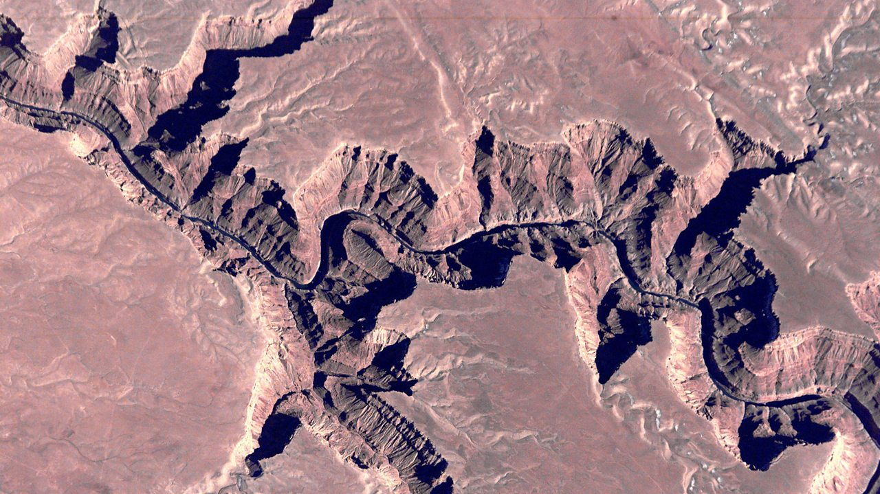 The Grand Canyon From Space