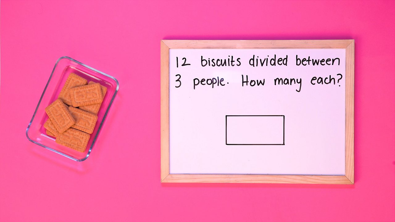 How to visualise division with an array - BBC Bitesize