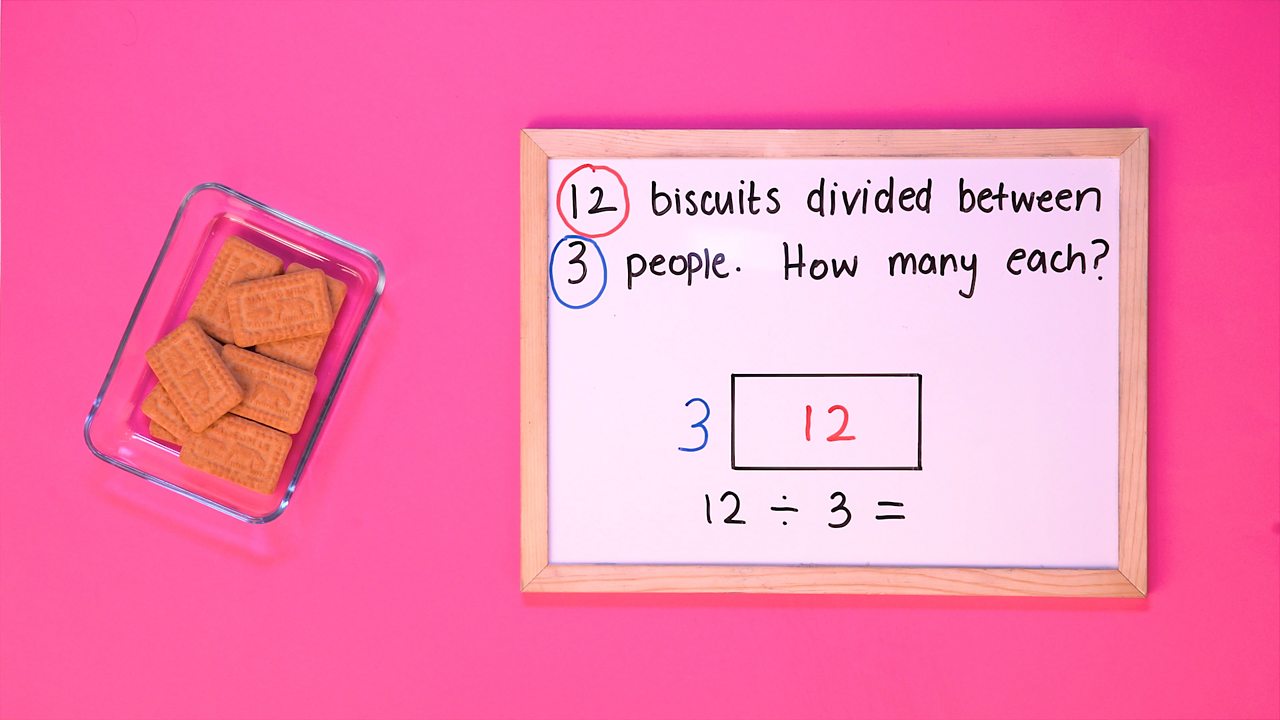 How to visualise division with an array - BBC Bitesize