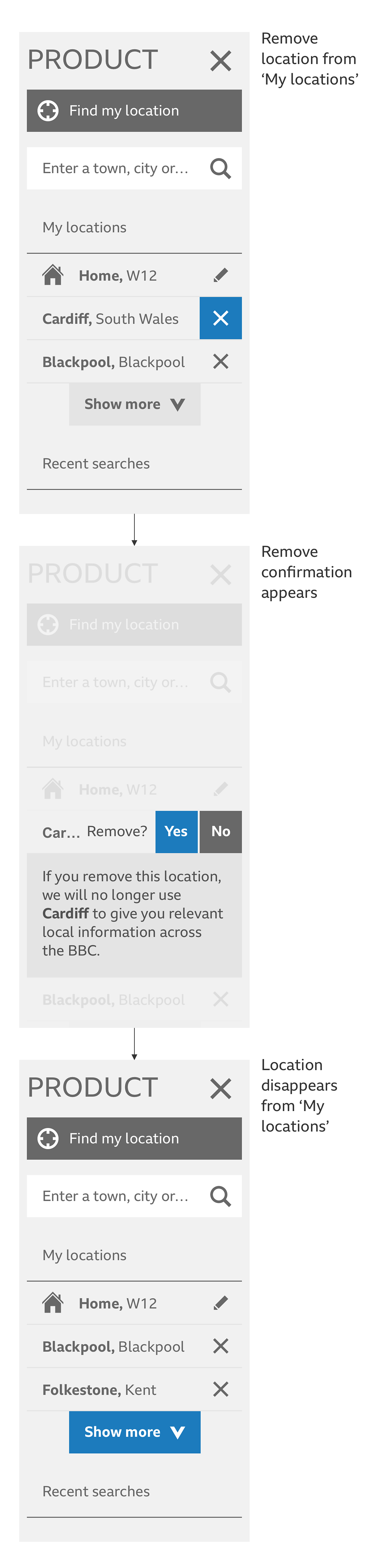 BBC GEL | Location settings