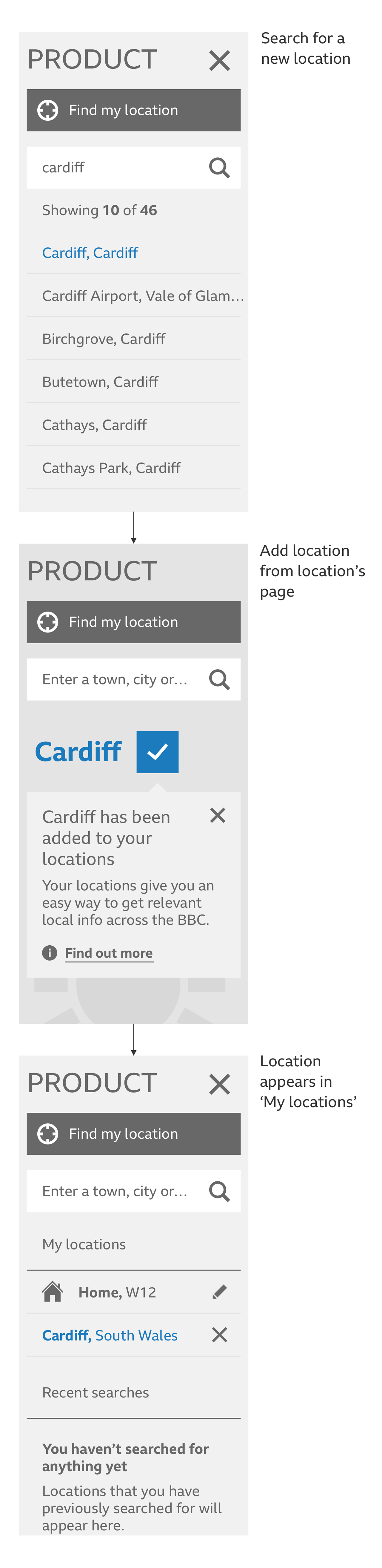 BBC GEL | Location settings