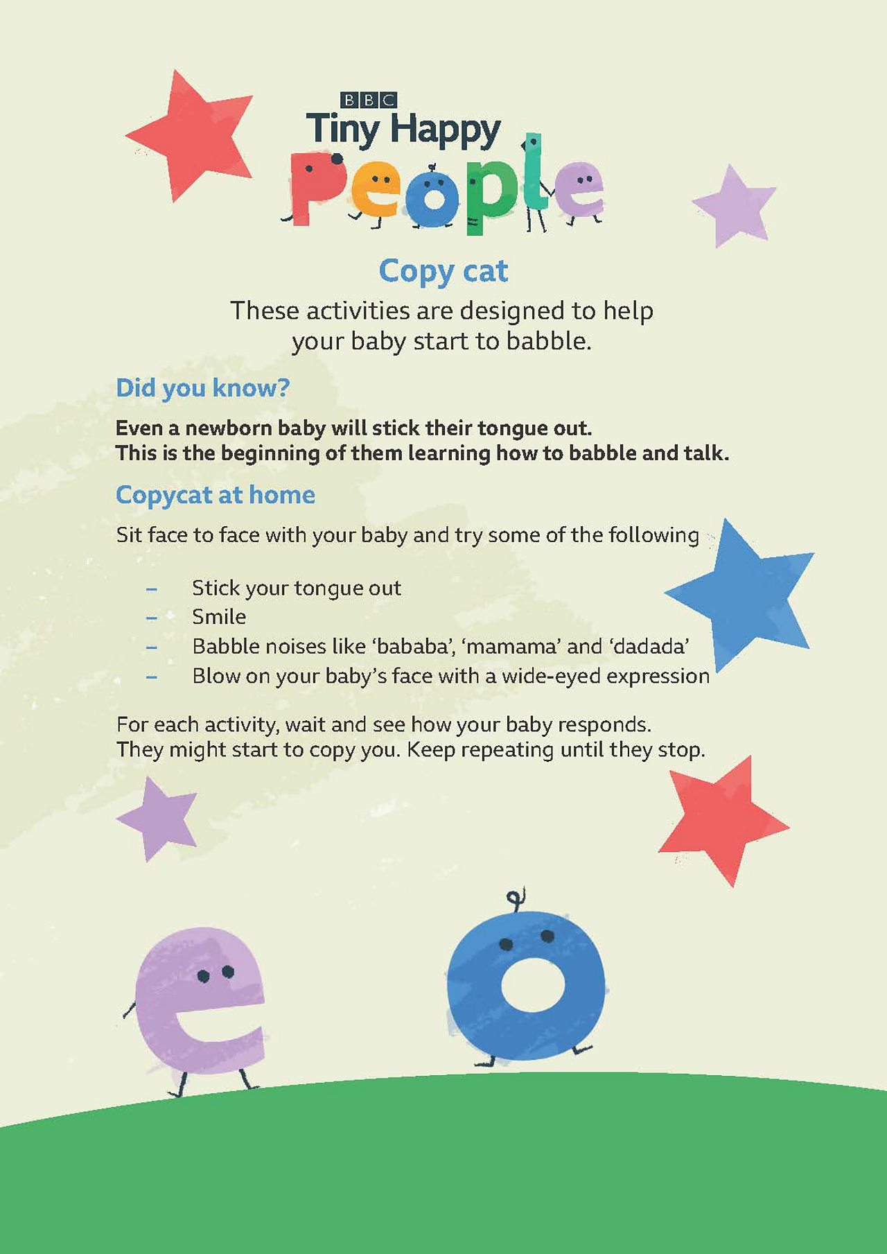 Stay and play organisers and parents activity sheets to download - Peek ...