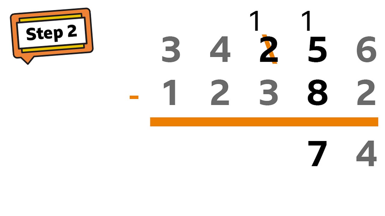 Subtract more than 4-digit numbers - Year 6 - P7 - Maths - Catch Up ...