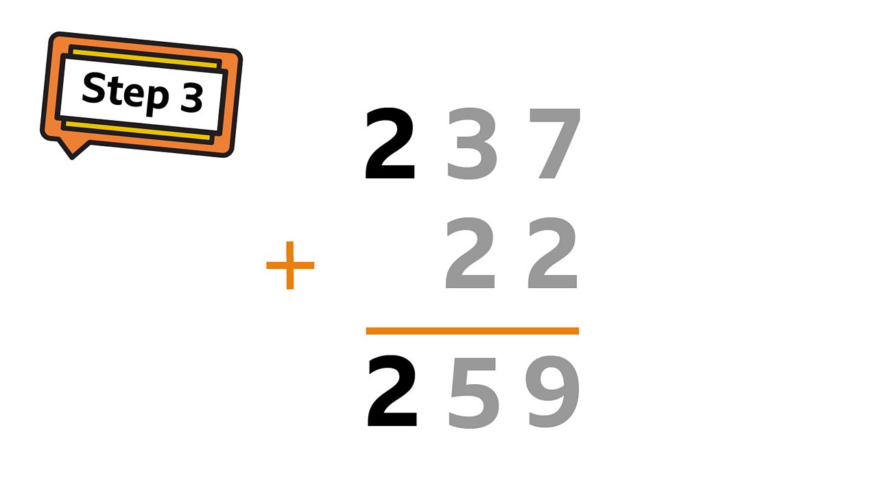 Add 3-digit and 2-digit numbers - Maths - Learning with BBC Bitesize ...
