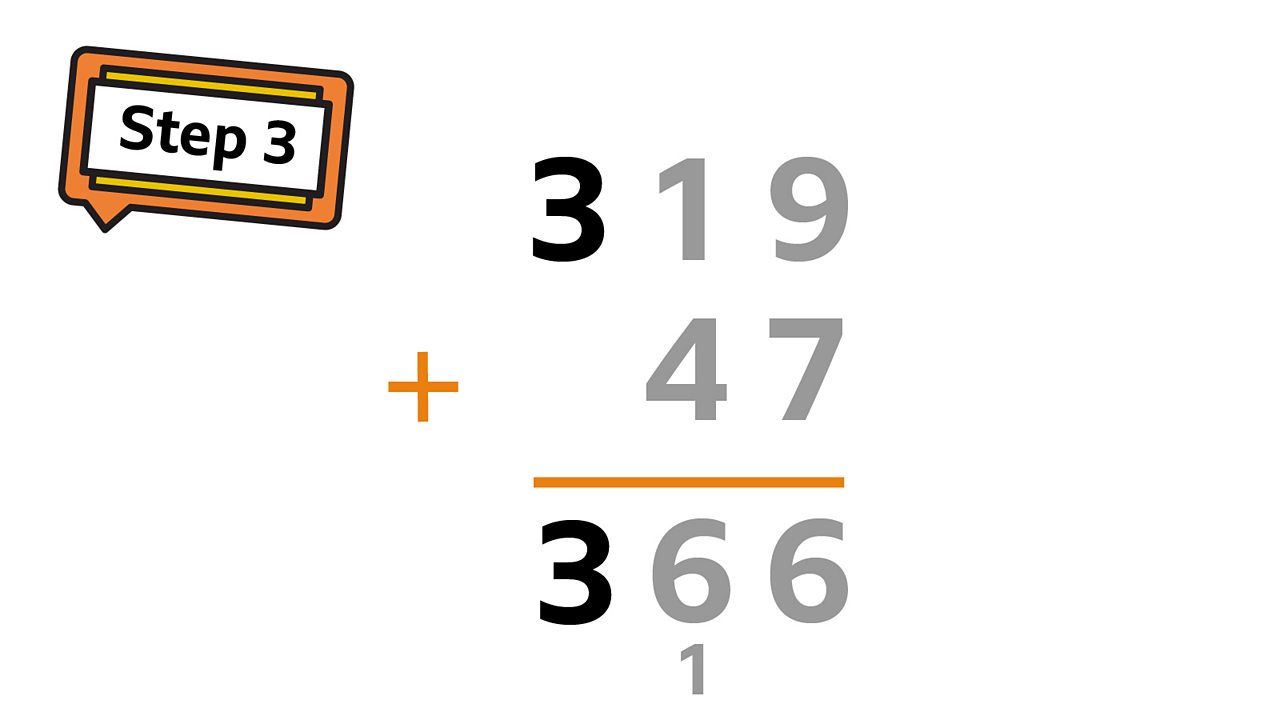 Add 3-digit and 2-digit numbers - Maths - Learning with BBC Bitesize ...