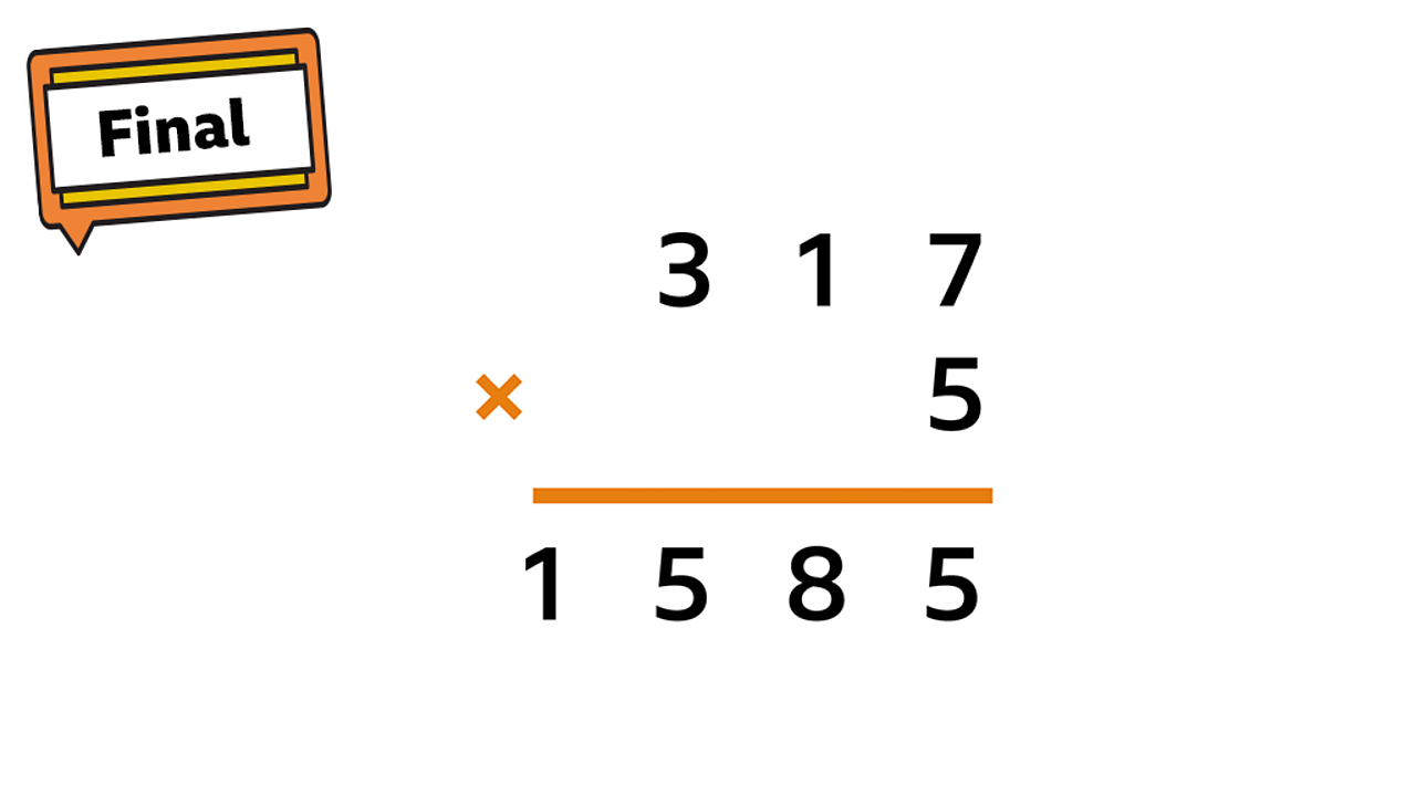 Multiply A 3 digit Number By A 1 digit Number Maths Learning With