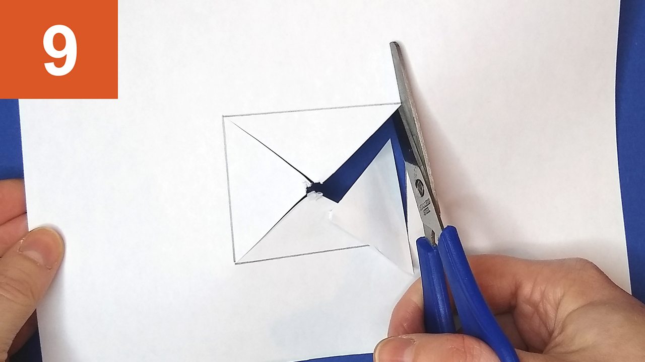 Cutting square and angular holes: corners first, then sides - BBC Bitesize