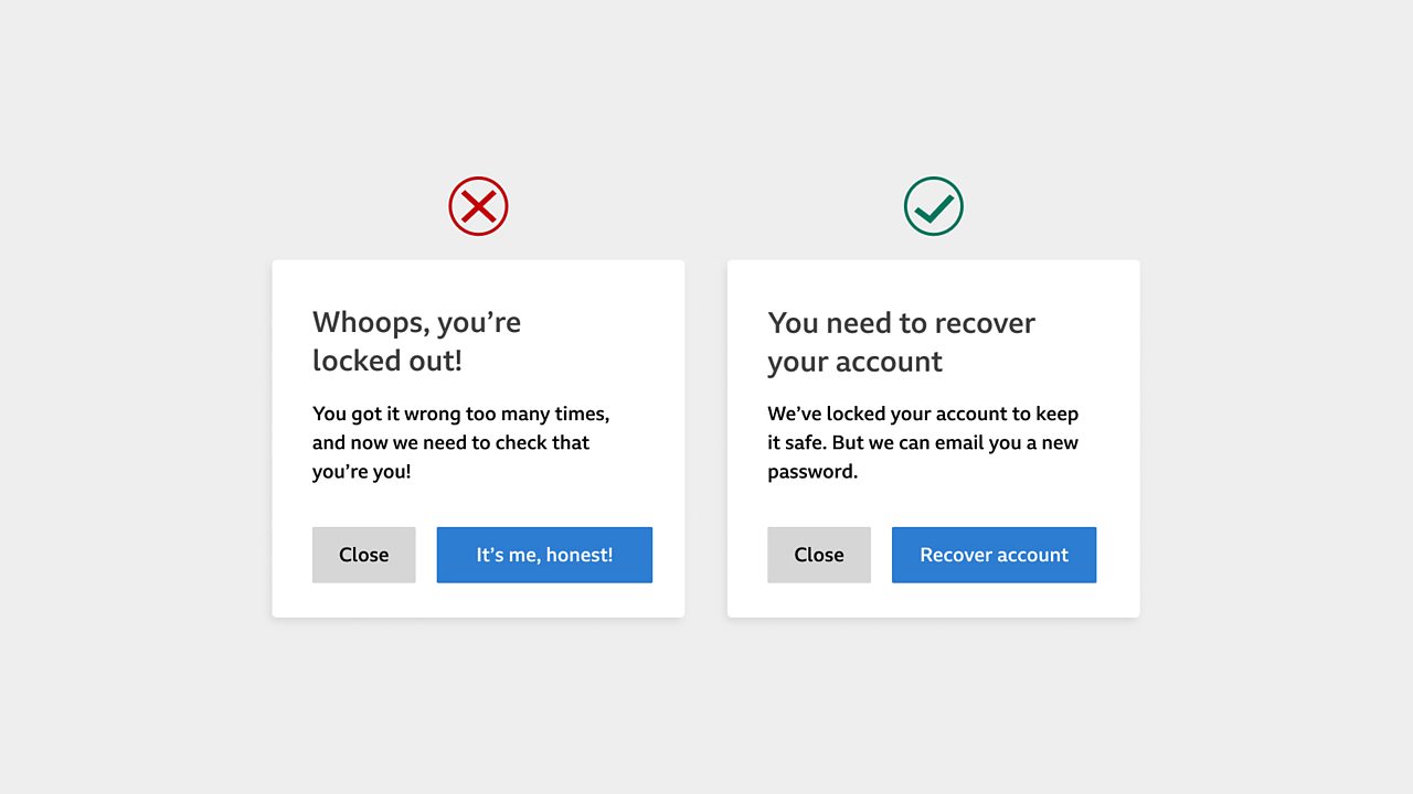 BBC GEL | How to write useful error messages