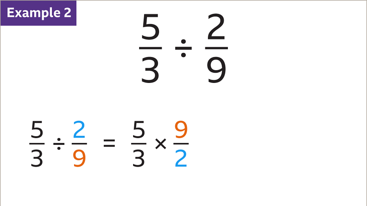 How To Divide Fractions KS3 Maths BBC Bitesize BBC Bitesize