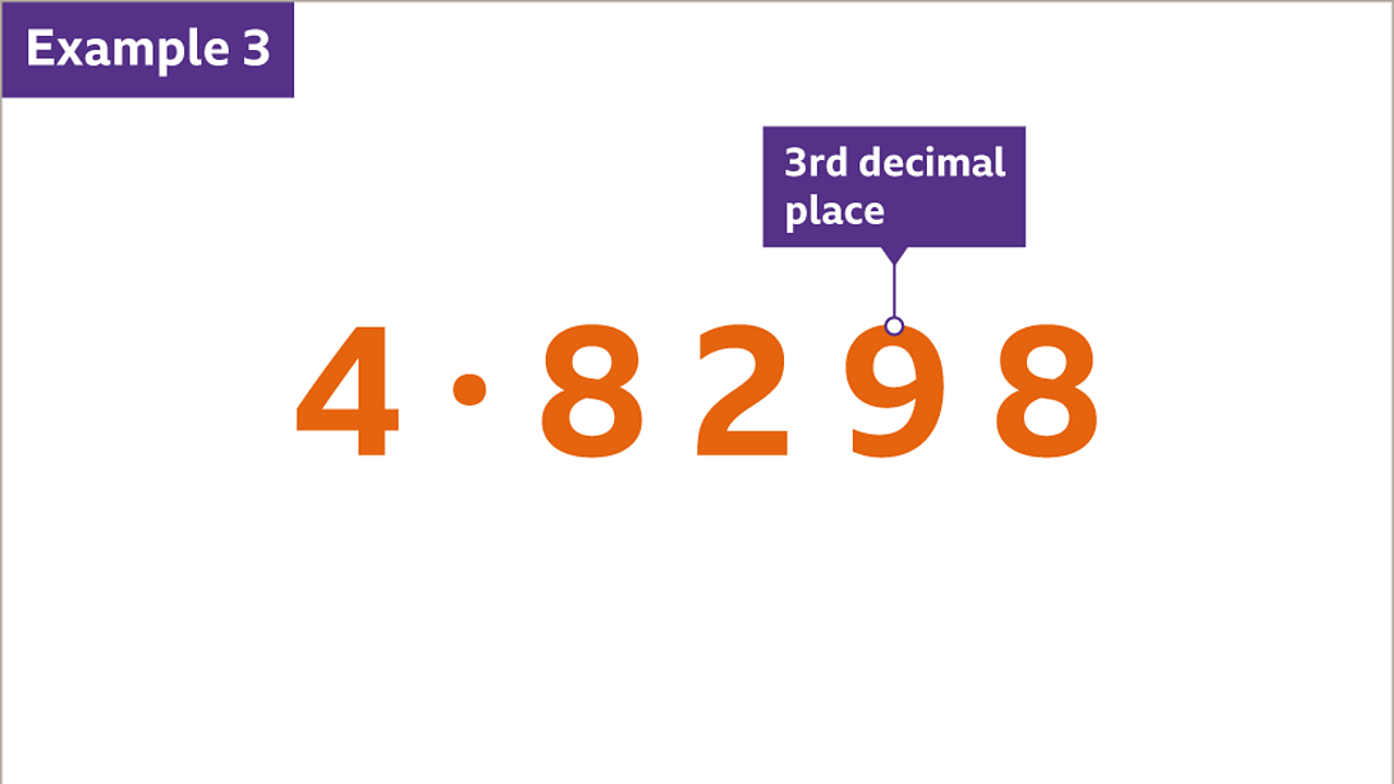 Rounding Numbers decimals BBC Bitesize