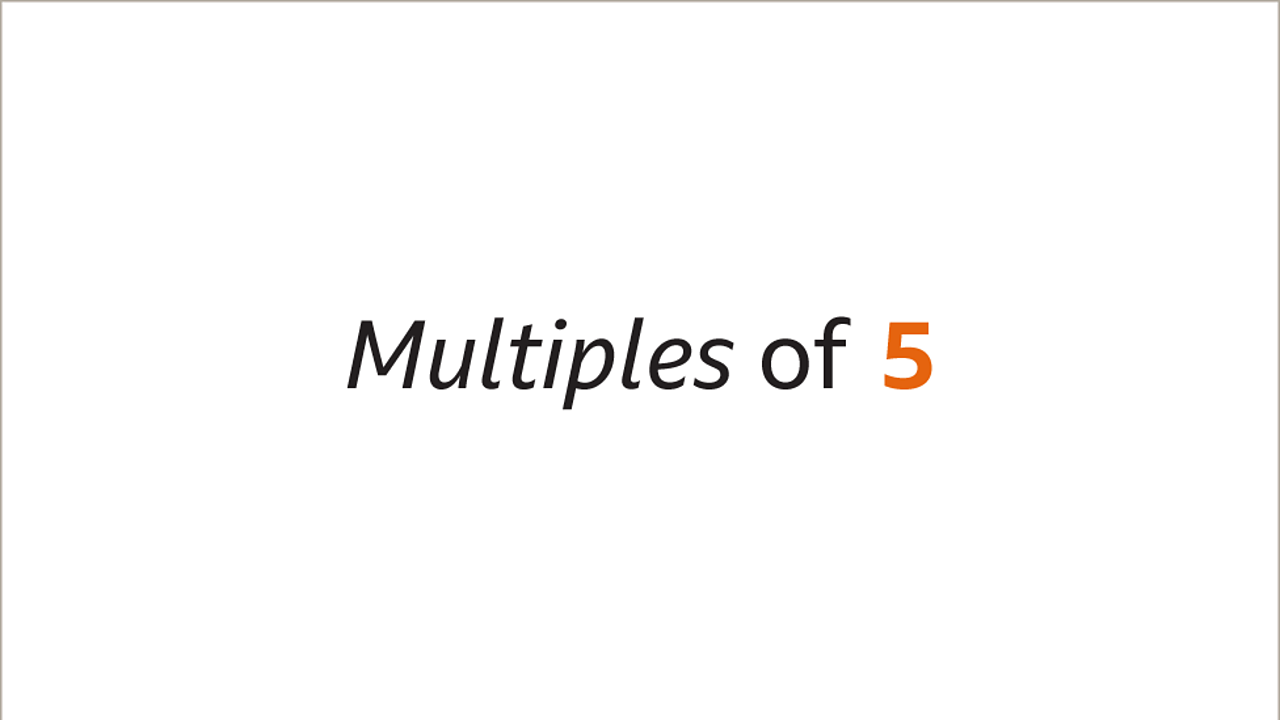 Understanding factors, factor pairs and multiples in Maths - BBC Bitesize